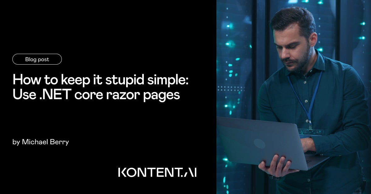 .NET Core Razor Pages: Guide and Examples | Kontent.ai